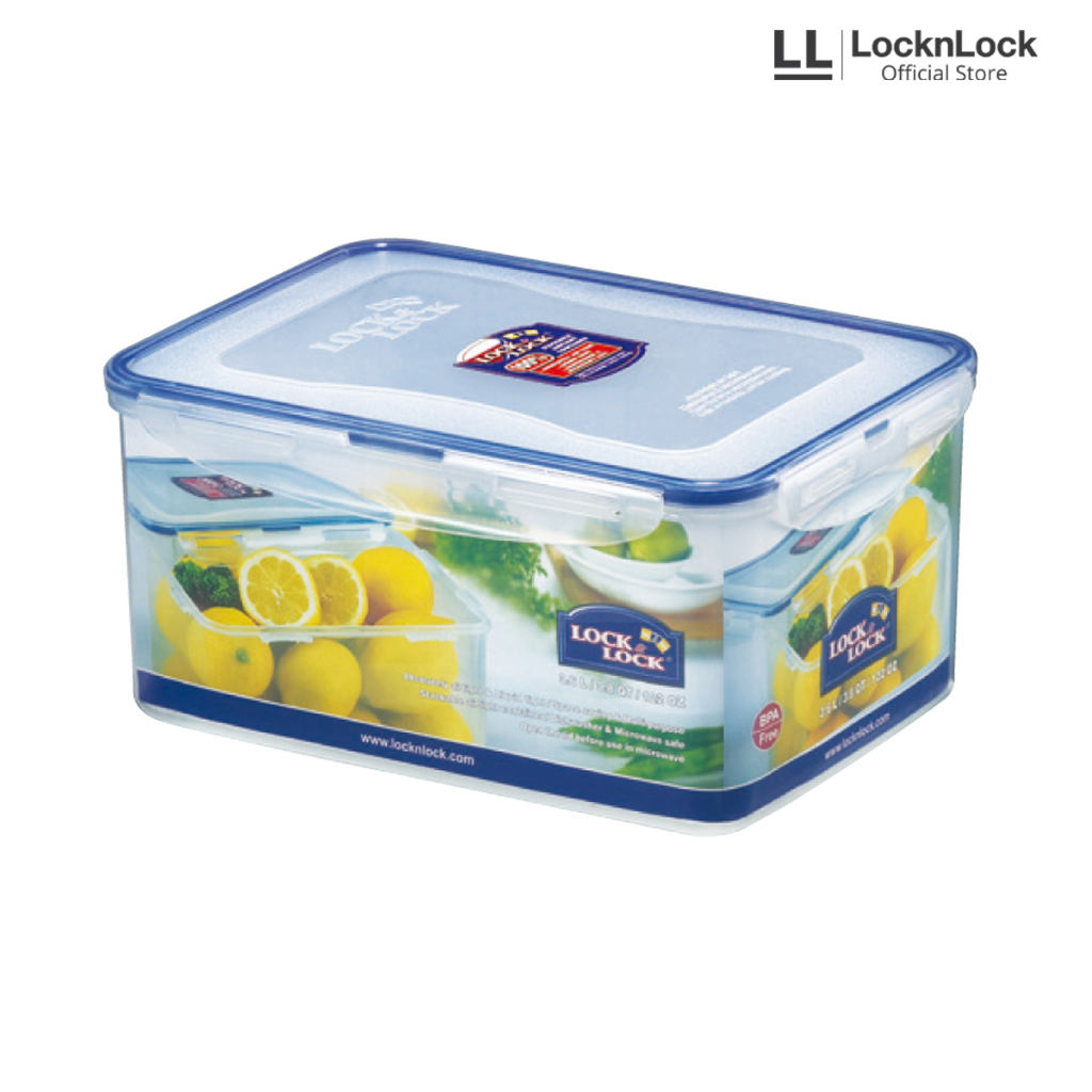 Jual LocknLock Classic Rectangular Short Kotak Serbaguna 3.6L - HPL827M | Shopee Indonesia