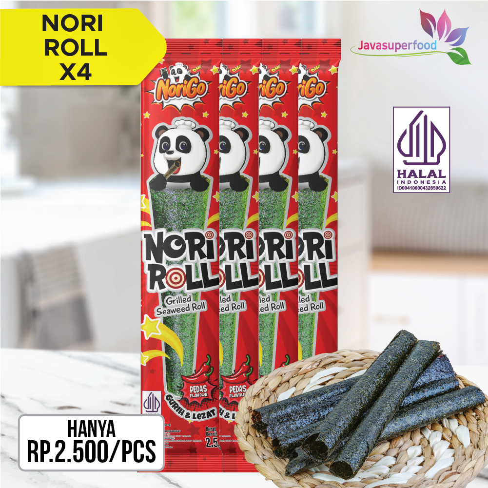 Jual Snack Nori Roll Grilled Seaweed Roll 4 Pcs / Snack Rumput Laut 2 ...