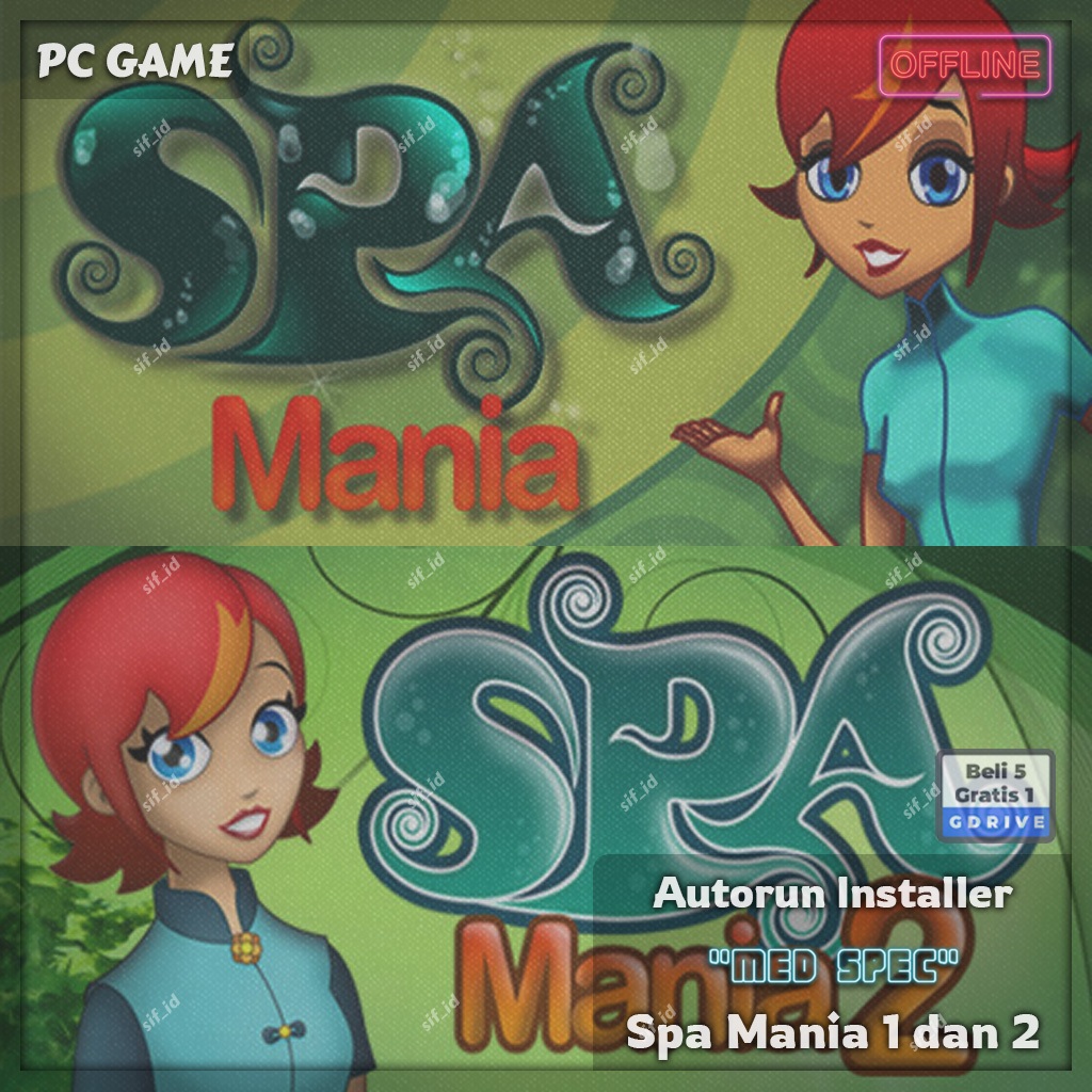 Jual Spa Mania Koleksi - Spa Mania dan Spa Mania 2 - PC Game - DVD Game ...