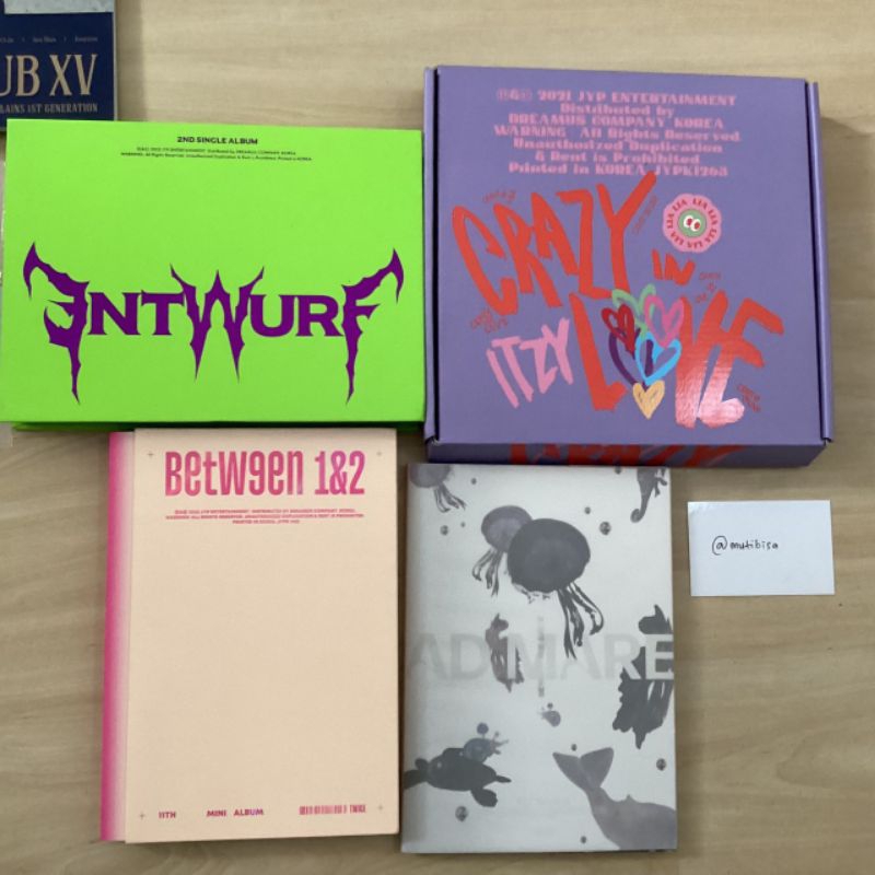 Jual ALBUM ONLY NMIXX ITZY TWICE ENTWURF DICE CRAZY IN LOVE BETWEEN 1&2 ...