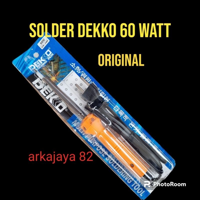 Jual SOLDER DEKKO 60 WATT | Shopee Indonesia