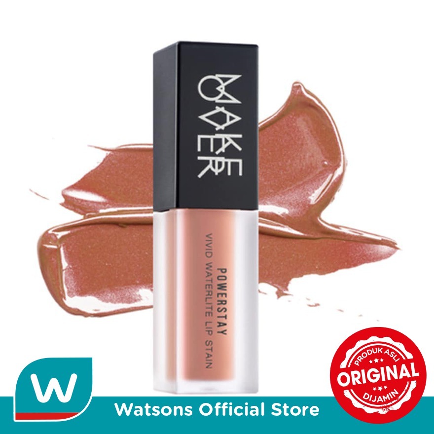 Jual MAKE OVER Powerstay Vivid Waterlite Lip Stain A08 Plush 5.5g | Shopee Indonesia