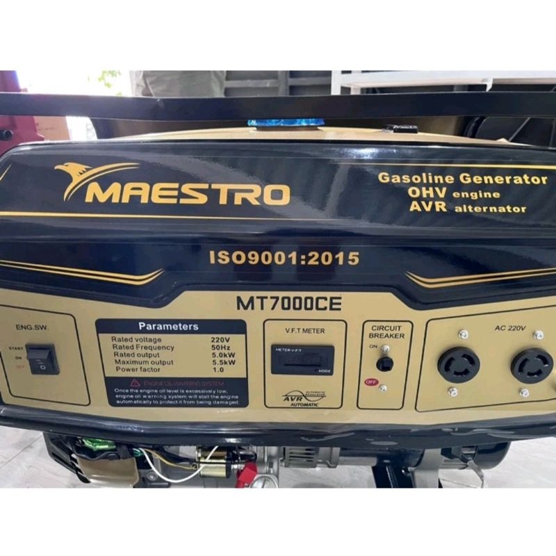 Jual gasoline generator maestro MT7000CE / MT5000CE mt 7000 ce genset ...