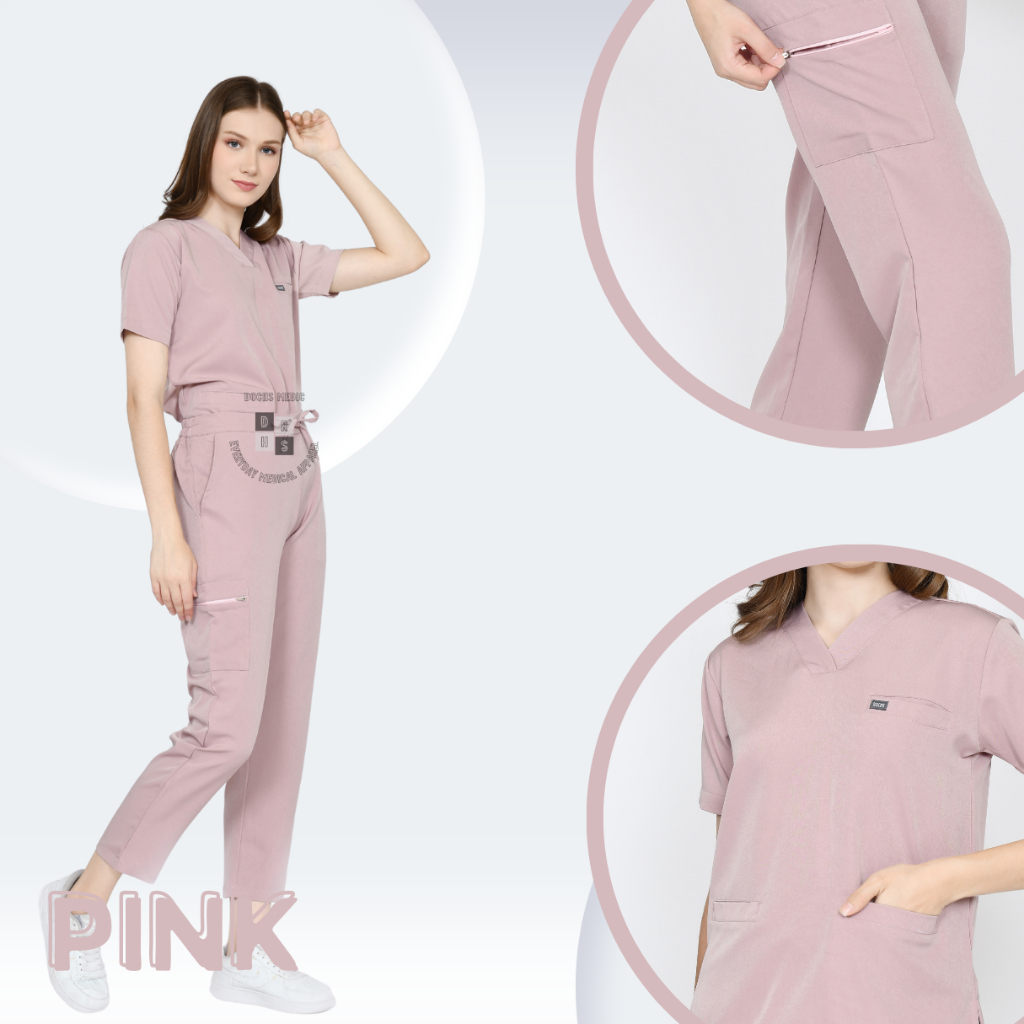 Jual ELASTIN Scrubs / Baju OK / Baju Jaga Lengan Pendek (The Prime Scrubs By DOCHS MEDIC ...