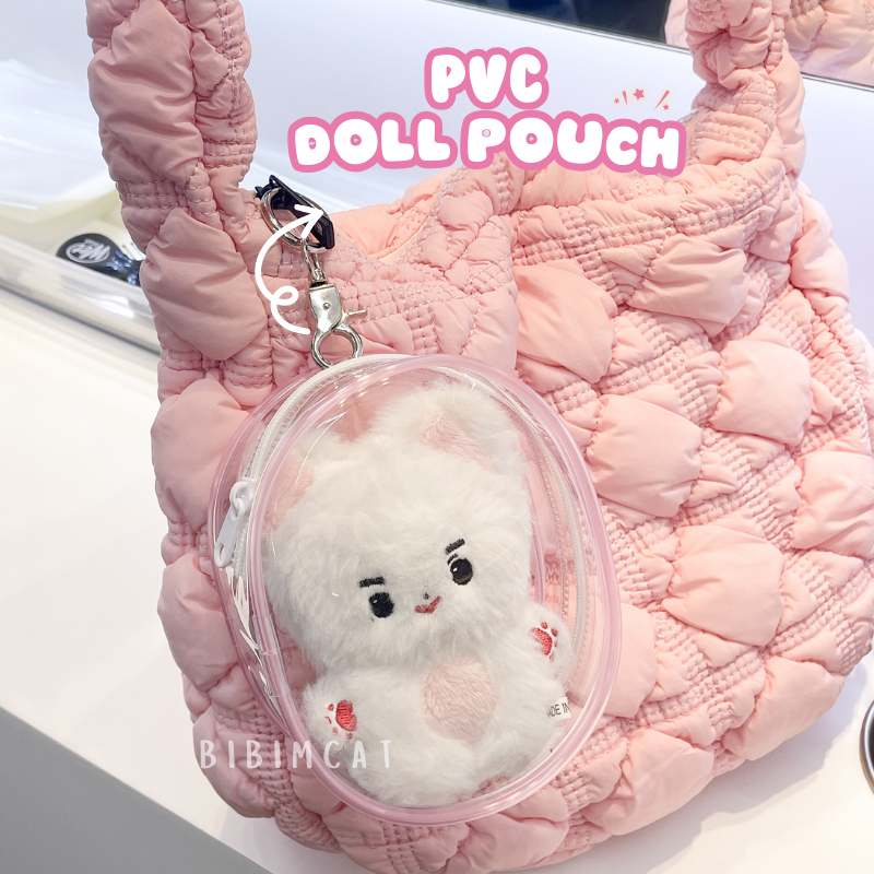 Jual (Ready Stock) Transparant PVC Doll Pouch Bag / Gantungan Tas ...