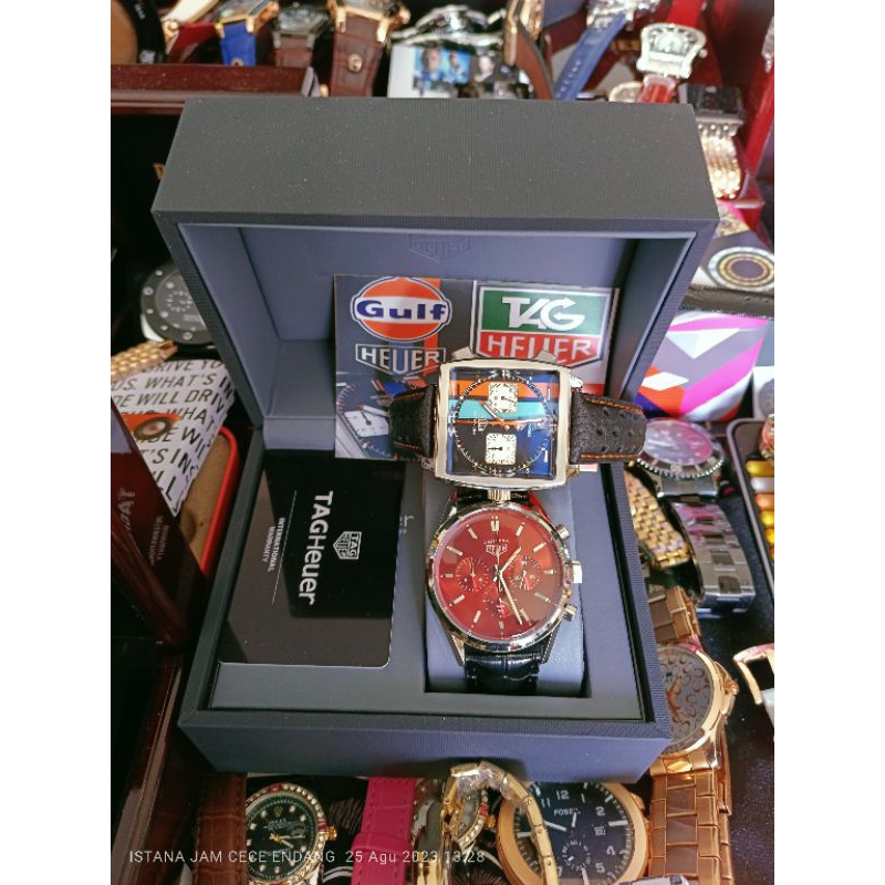 Jual jam tangan pria carera- jam tangan tag h3u3r | Shopee Indonesia