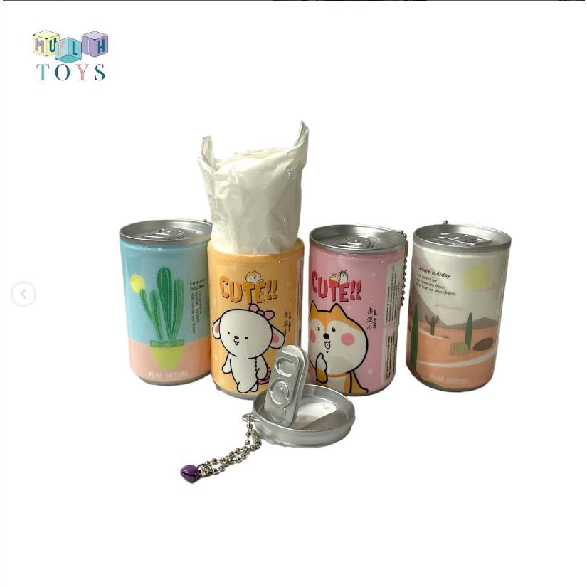 Jual Tisu Tissue Basah Kaleng isi 30 Lembar Kreatif Minuman Kaleng ...