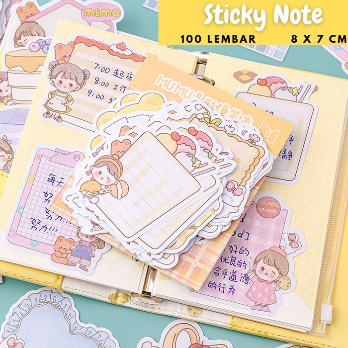 Jual Sticky Note Memo Pad Kertas Memo Tempel Note Pad ST0039 | Shopee ...