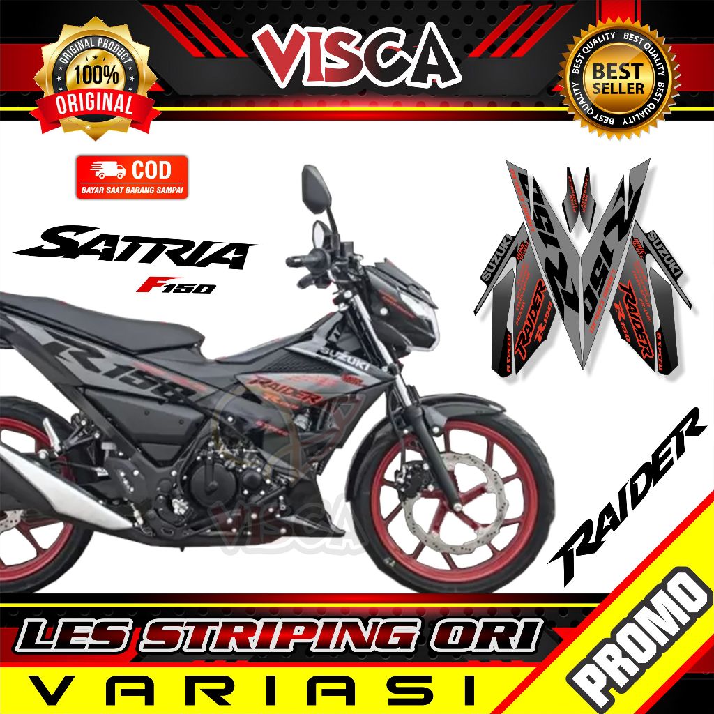 Jual Stiker Striping SATRIA F150 FI Variasi Original RAIDER R150 ...