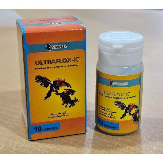 Jual ULTRAFLOX K 10 KAPSUL ANTIBIOTIK AYAM LAGA WINNER ANTIBAKTERI ...
