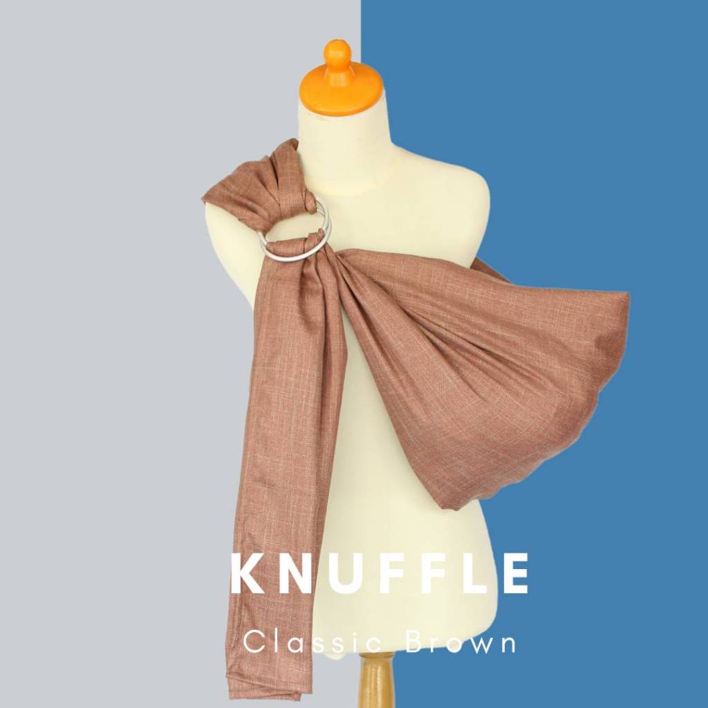 Jual Knuffle Ring Sling Carrier - Gendongan Modern Bayi Kain Linen ...