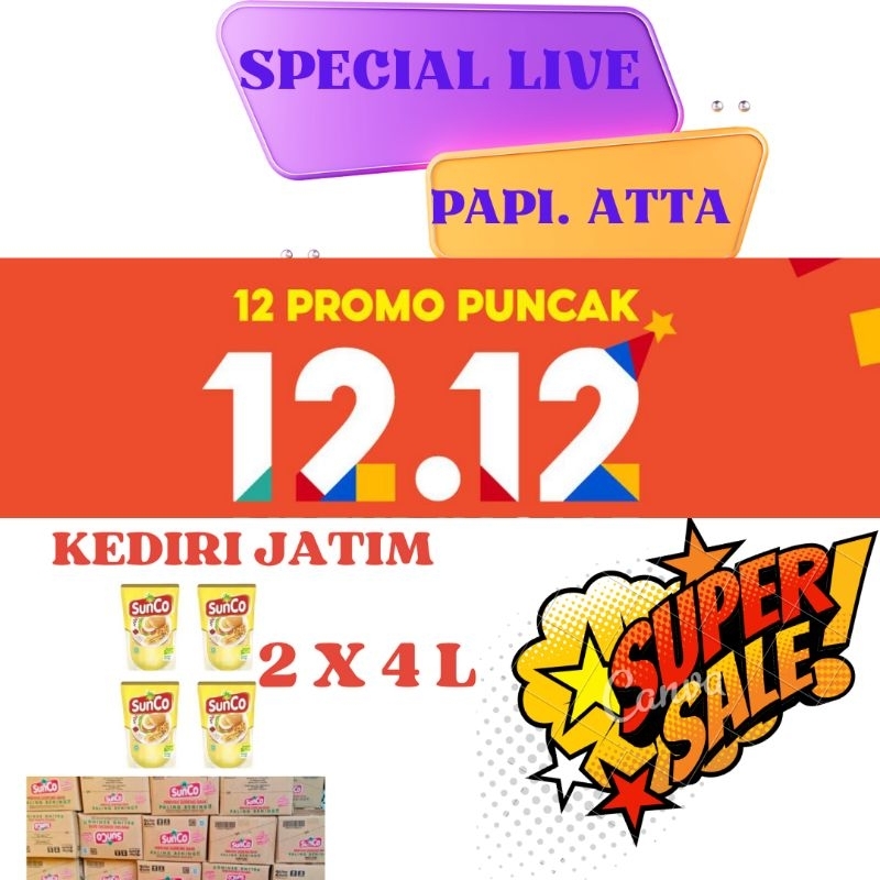 Jual SUNCO 2L X 4 POUCH (8L) | Shopee Indonesia