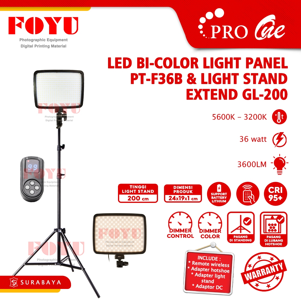 Jual Professional LED Bicolor Light Panel Lampu Continuous Kotak Foto ...