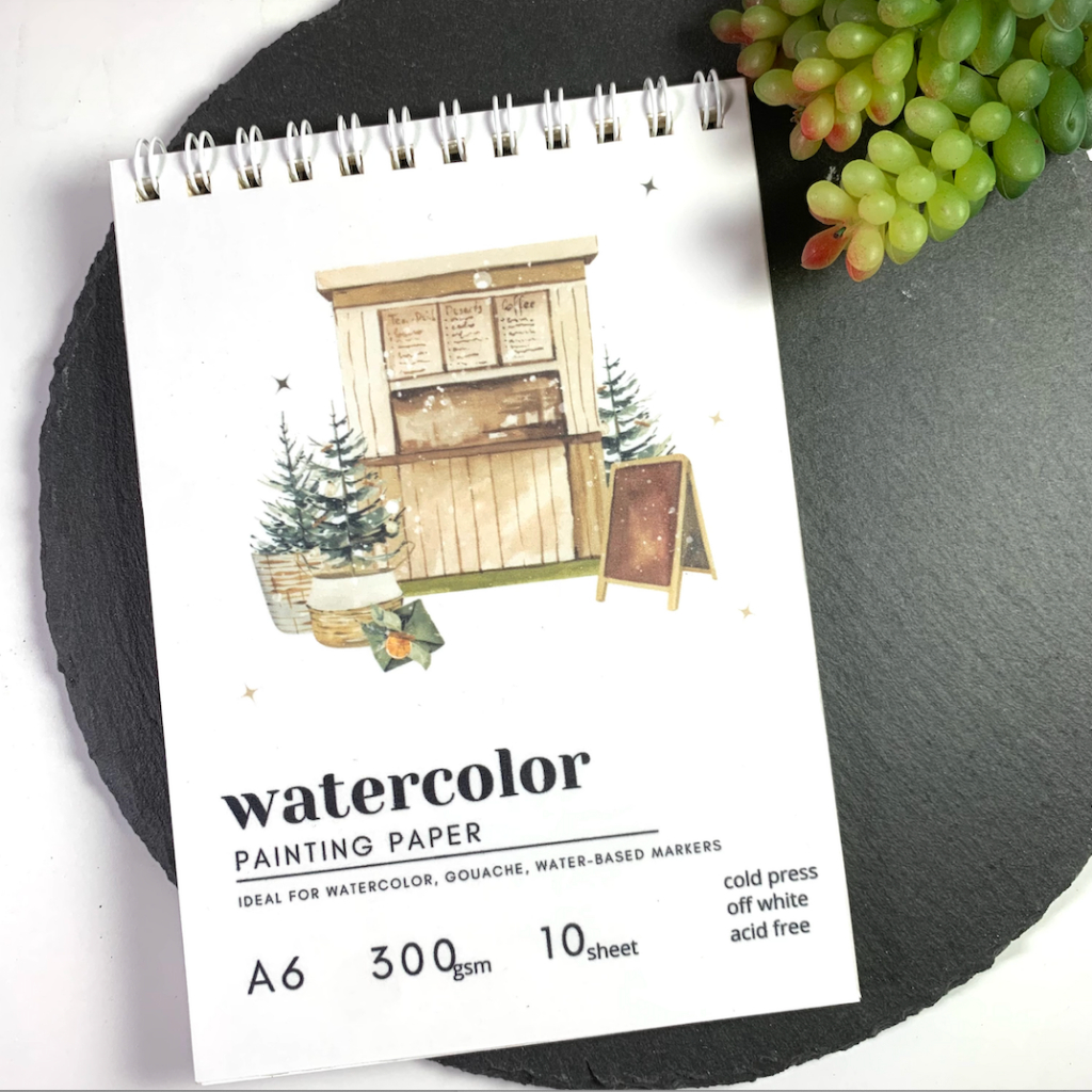 Jual 【GOGOMART】Watercolor Sketchbook / Buku Sketsa Buku Gambar A6 A5 ...