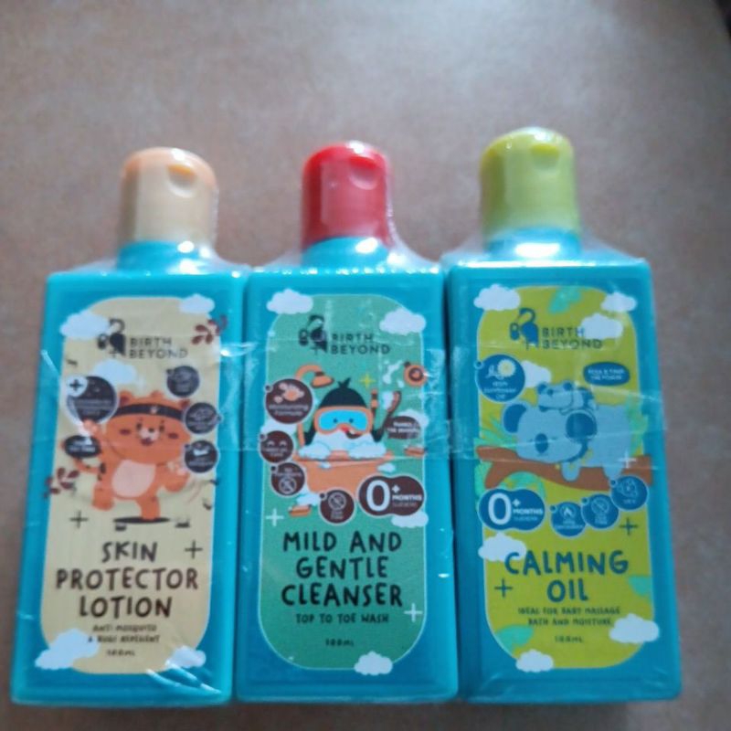 Jual Birth Beyond skin protector lotion/ mild and gentle cleanser ...