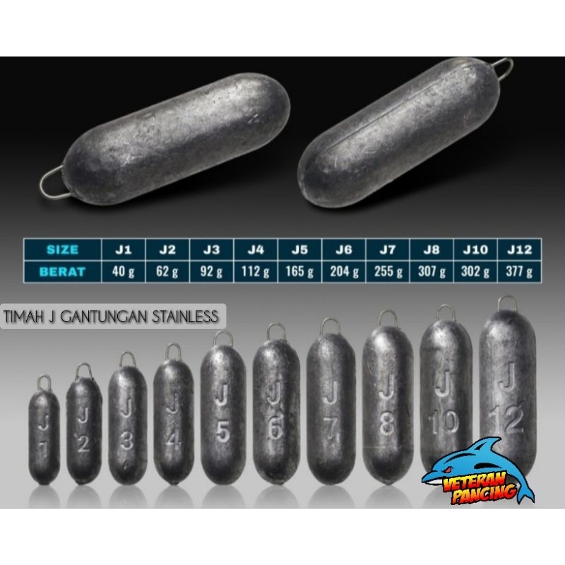 Jual Timah Pemberat J / Timah Pemberat Mancing | Shopee Indonesia