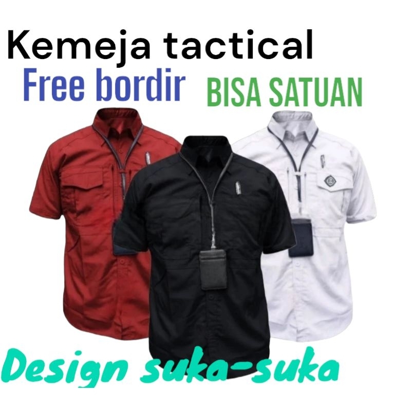 Jual Kemeja Tactical Bordir M-TAC Kemeja Tactical Outdor Kemeja ...