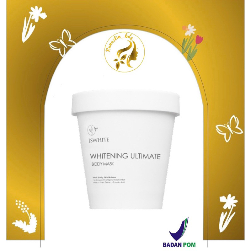 Jual ISWHITE 200gr & 70gr (Body Mask Whitening Ultimate) | Shopee Indonesia