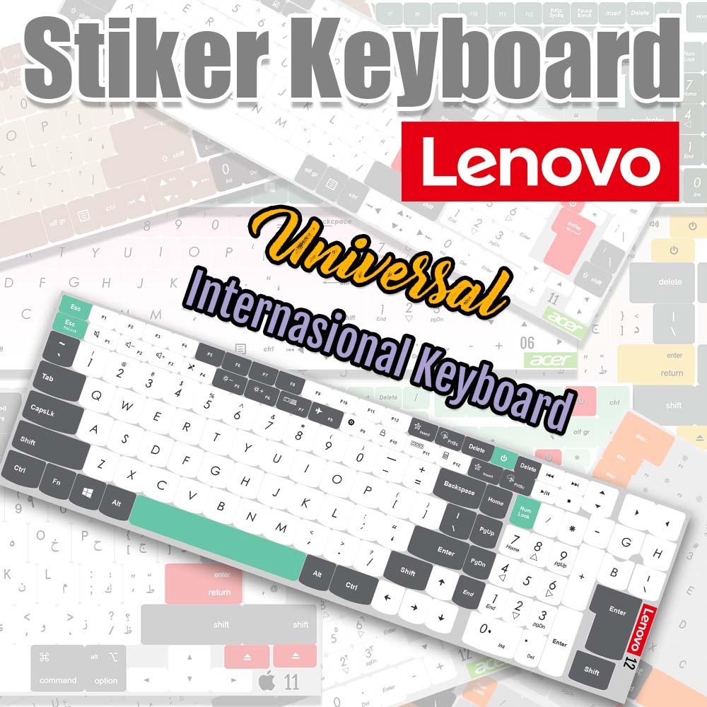 Jual Stiker Keyboard Lenovo | Universal Garskin Keyboard Lenovo ...
