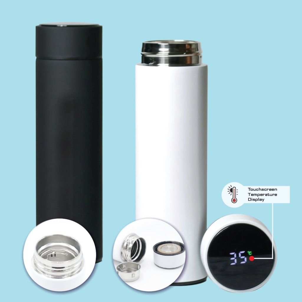 Jual Custom Logo Cetak Laser Grafir Tumbler Termos Sakura Stainless LED ...