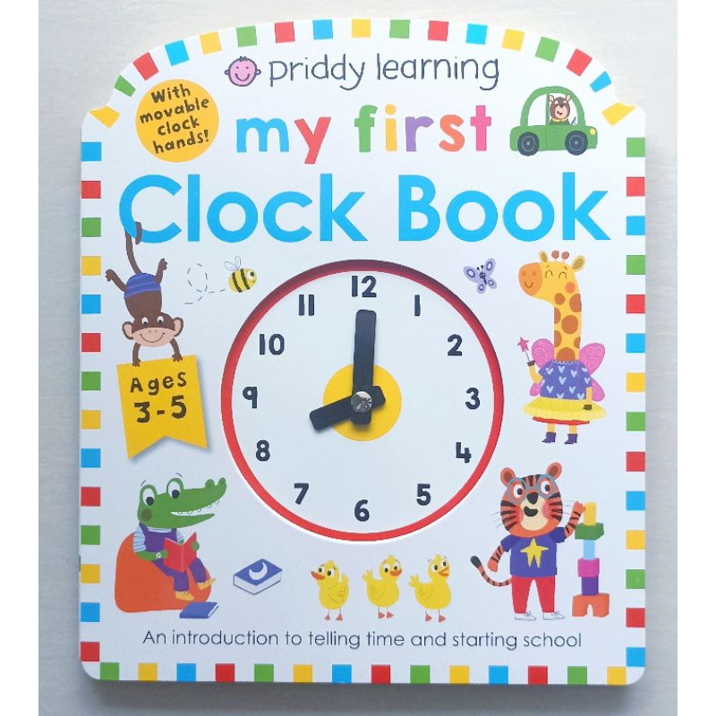 Jual Priddy My First Clock Book (Board Book) (minor) | Shopee Indonesia