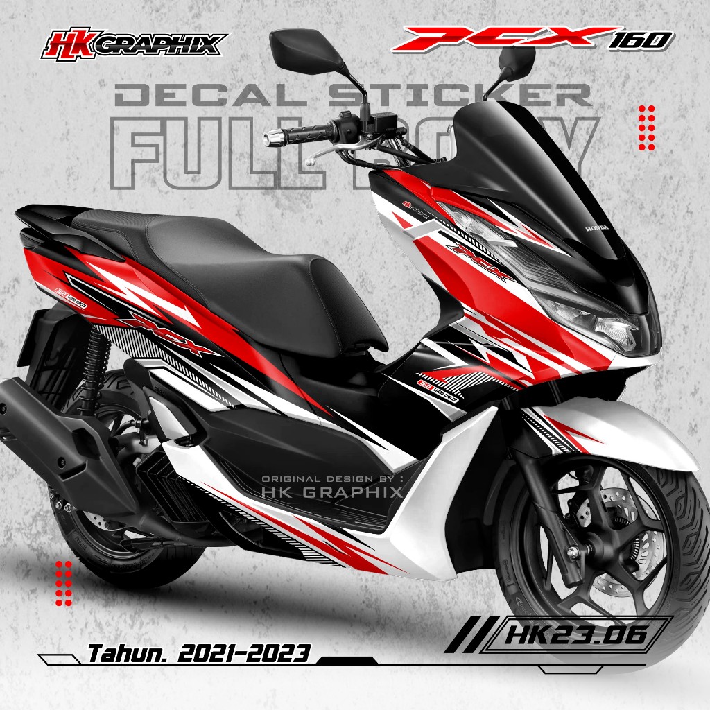 Jual COD Sticker Decal PCX 160 Full Body Terbaru 2021 2022 2023 2024 ...