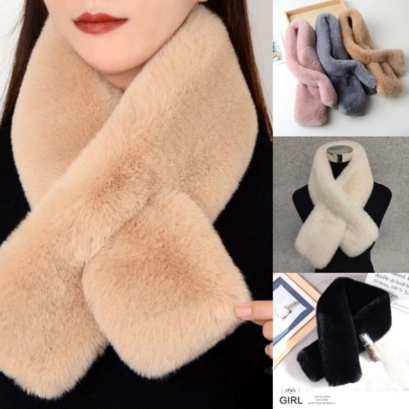 Jual Syal Musim Dingin / Winter Scarf / shal bulu / syal winter 02 ...