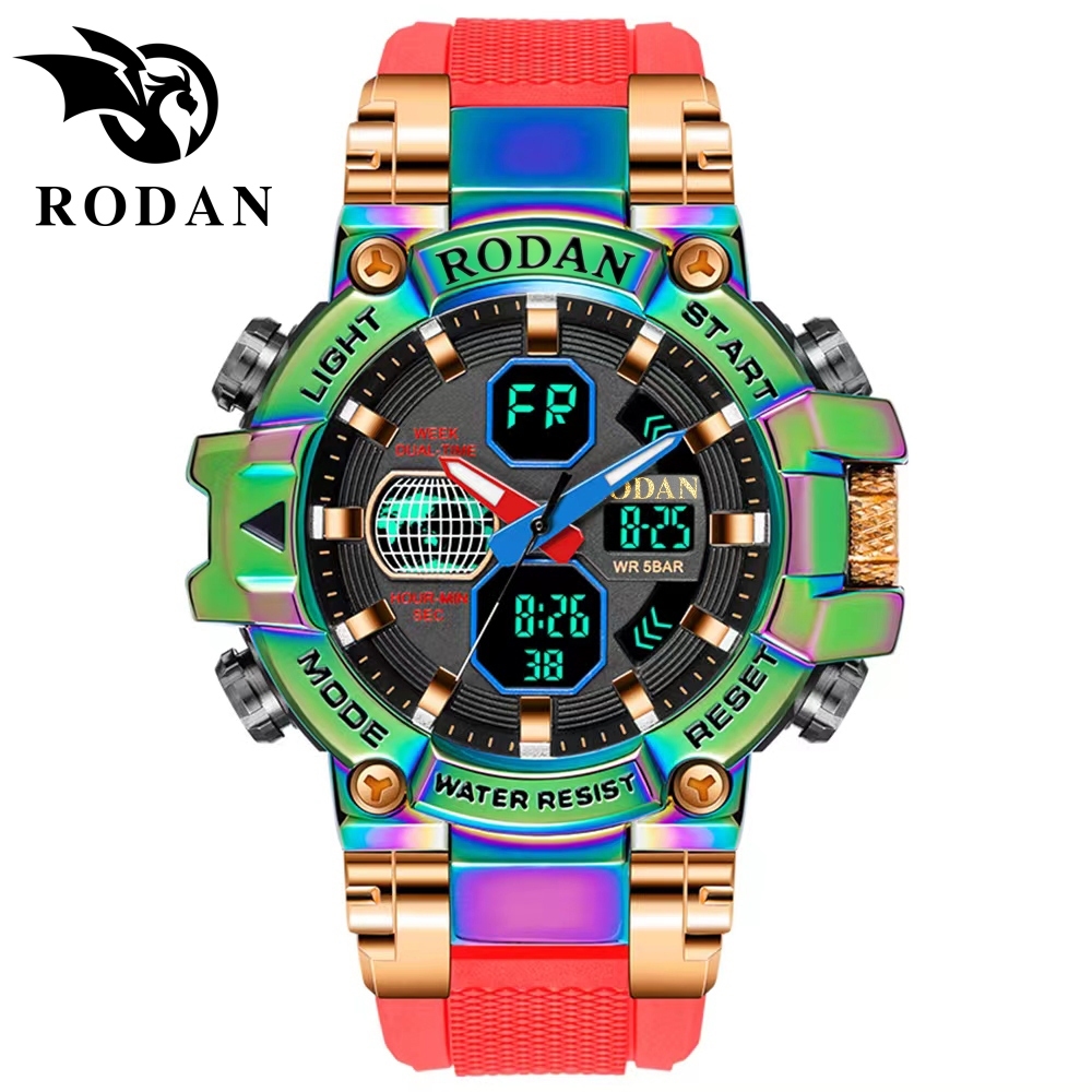 Jual RODAN Sport 8027 Original Arloji Jam Tangan Pria DOUBLE TIME ...