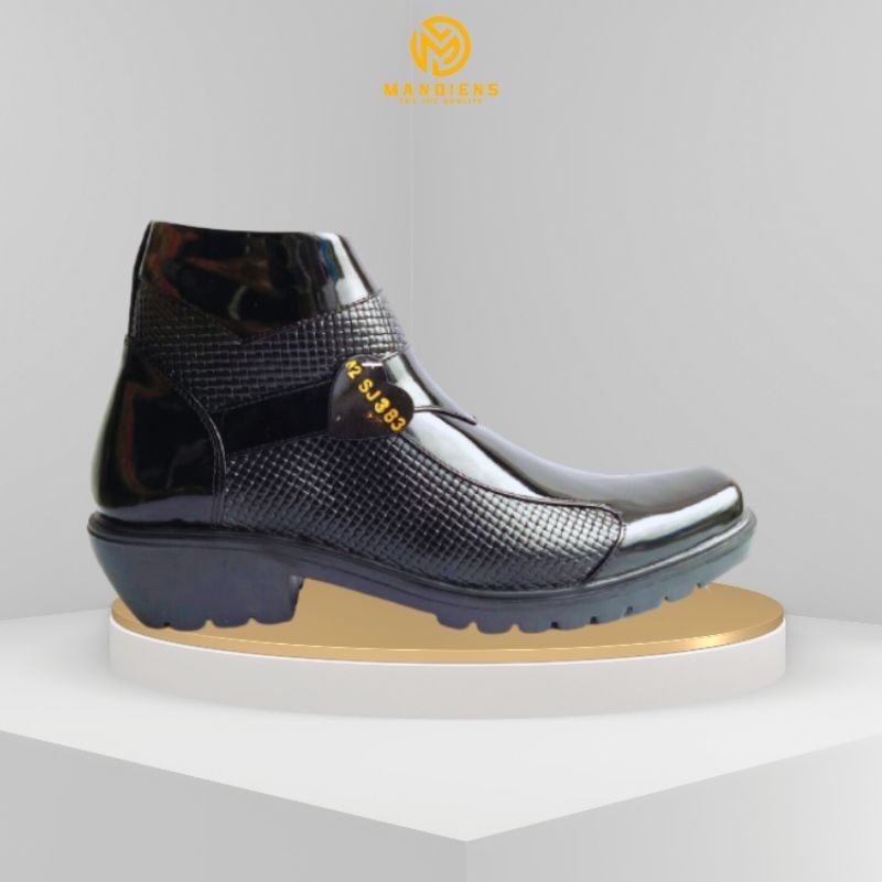 Jual Sepatu Pdh Boots Pria Kulit Premium Medali K383 - Sepatu Pantofel ...