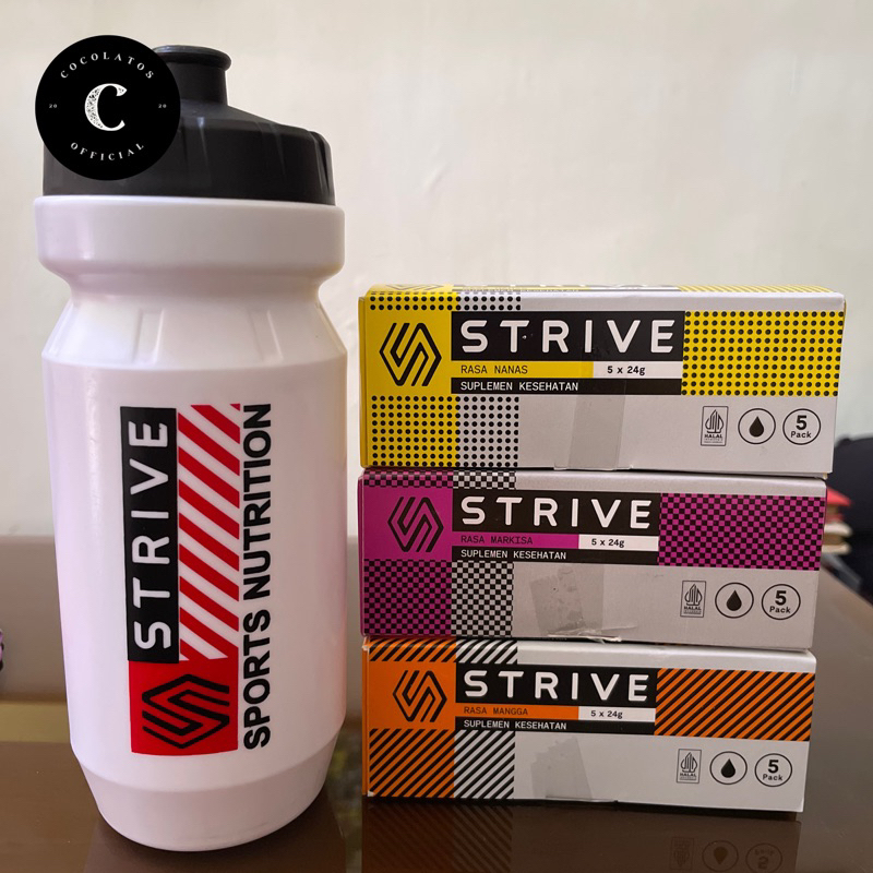 Jual STRIVE Energy Gel 3 box free BIDON persediaan terbatas | Shopee ...