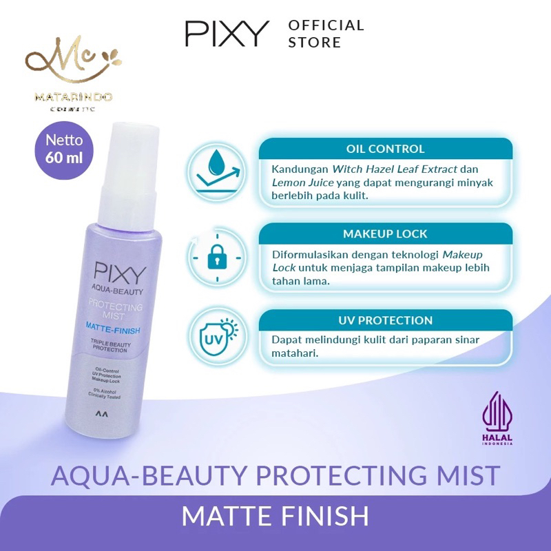 Jual Pixy Setting Spray Matte finish 100 ml | Shopee Indonesia