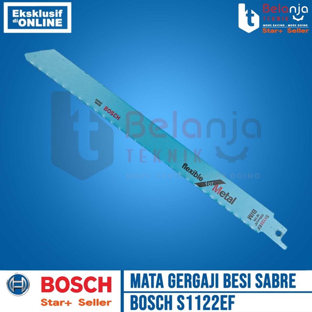 Jual Bosch Mata Gergaji Besi Sabre Saw S1122EF S 1122 EF Bim Metal ...