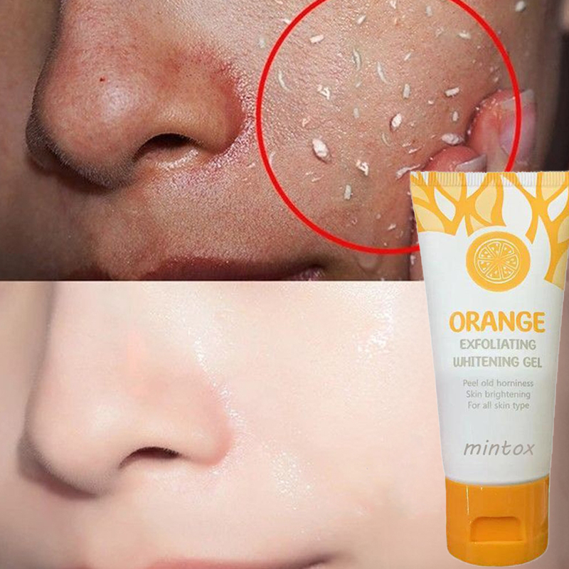 Jual Orange exfoliating whitening gel Mengangkat sel kulit mati wajah ...