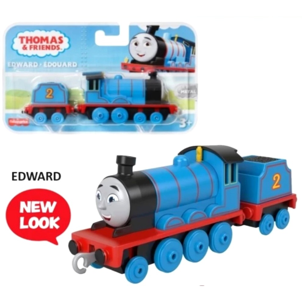 Jual NEW LOOK Thomas and Friends HFX91 EDWARD Push Along Engine, Mainan ...