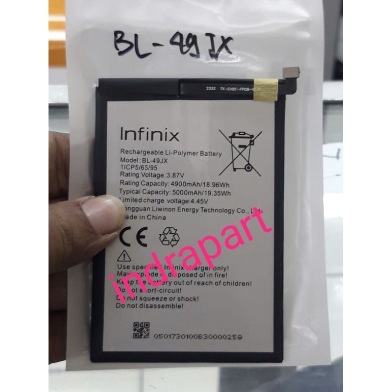 Jual Batre baterry infinix Note 10 pro Note 11 pro BL49JX original ...
