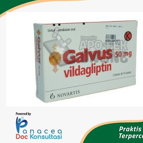 Jual GALVUS 50MG 1 BLISTER 14 TABLET | Shopee Indonesia