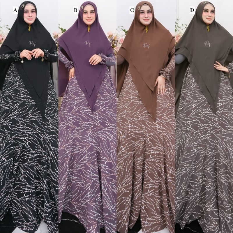 Jual Jasmine Series Syari Hitam Farfadh by Rayhanco Rayhan hss | Shopee ...