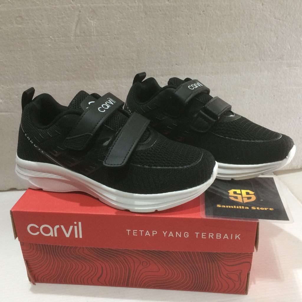 Jual Carvil Rodeo Sepatu Anak Sekolah Velcro Perekat Awet Tahan Lama ...