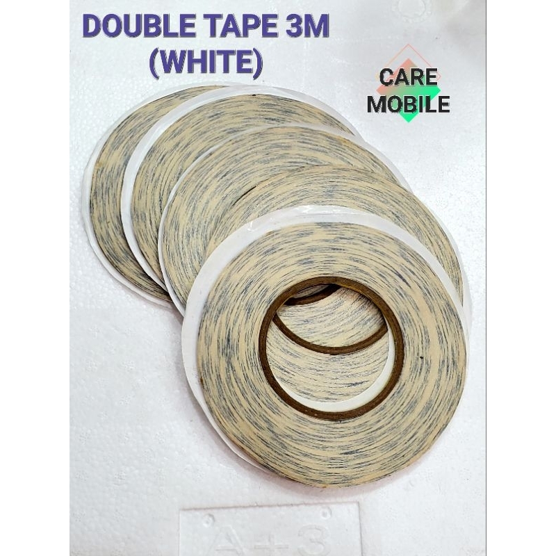 Jual DOUBLE TAPE 3M (WHITE) | Shopee Indonesia