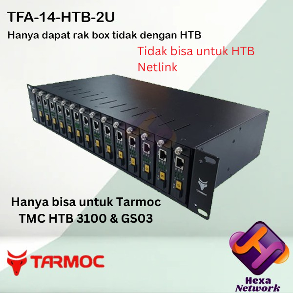 Jual Tarmoc TFA-14-HTB-2U Rackmount 2U Media Converter FO HTB 14 Slot ...