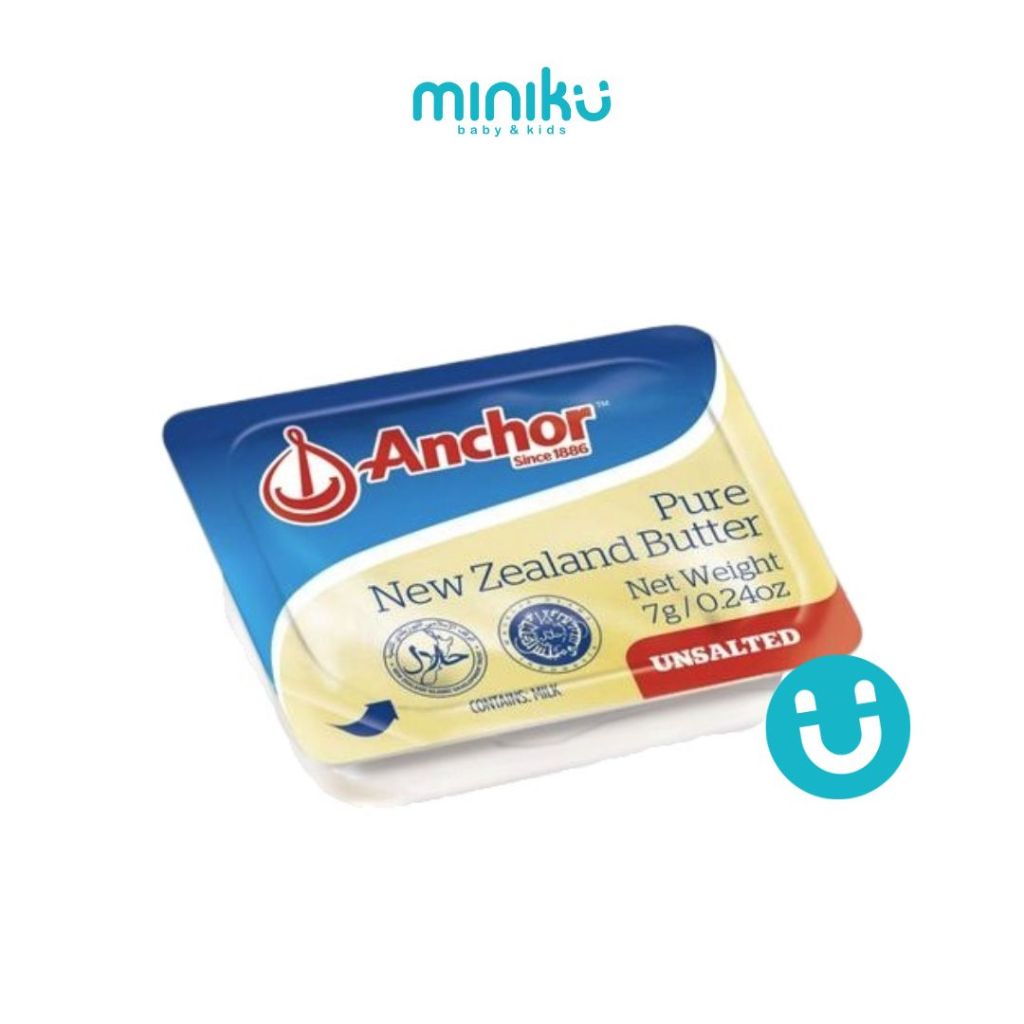 Jual Anchor Pure New Zealand Butter Unslated 7gr | Shopee Indonesia