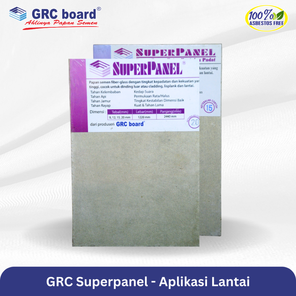Jual GRC SUPERPANEL - Aplikasi Lantai - Papan GRC | Shopee Indonesia
