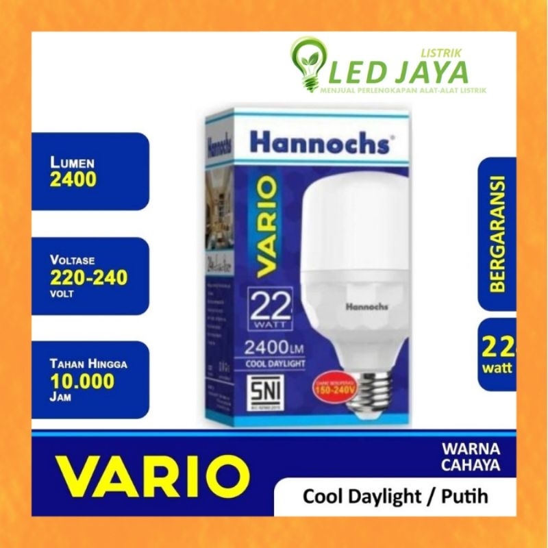 Jual Led Hannochs VARIO 22w - Lampu Hannochs Vario Led Kapsul Putih | Shopee Indonesia