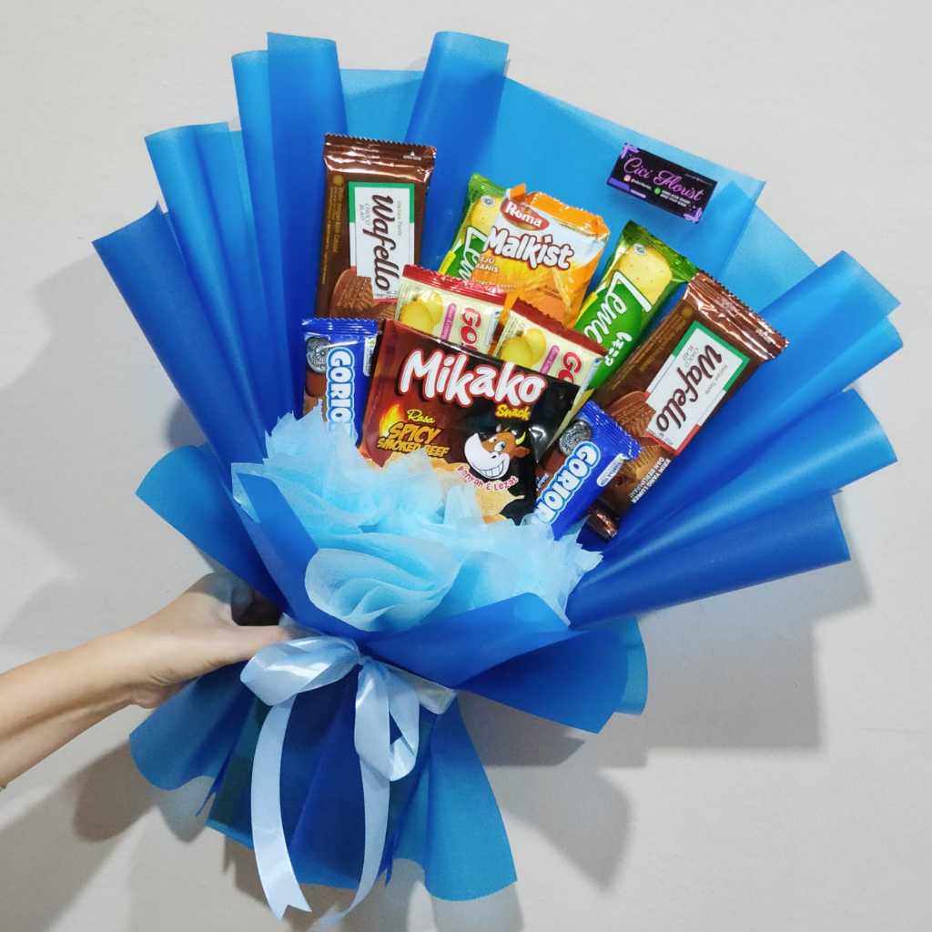 Jual Buket Makanan Ringan / Snack Jajanan isi Random (Size Medium ...