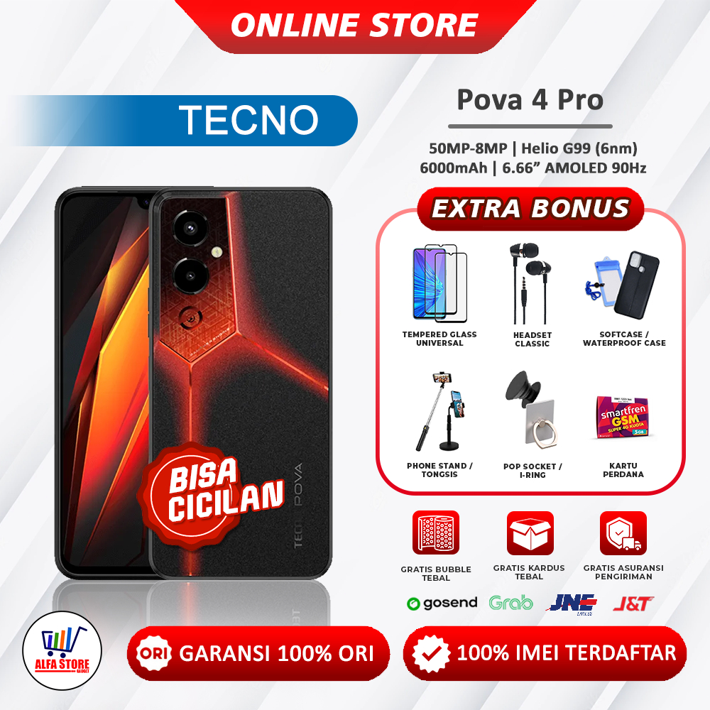 Jual Tecno pova 4 pro ram 8+5Gb/128 ram 8+5Gb/256 NFC pova 4 ram 8+5Gb ...