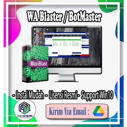 Jual MaxiBlast BotMaster | Aplikasi Broadcast WA | Shopee Indonesia