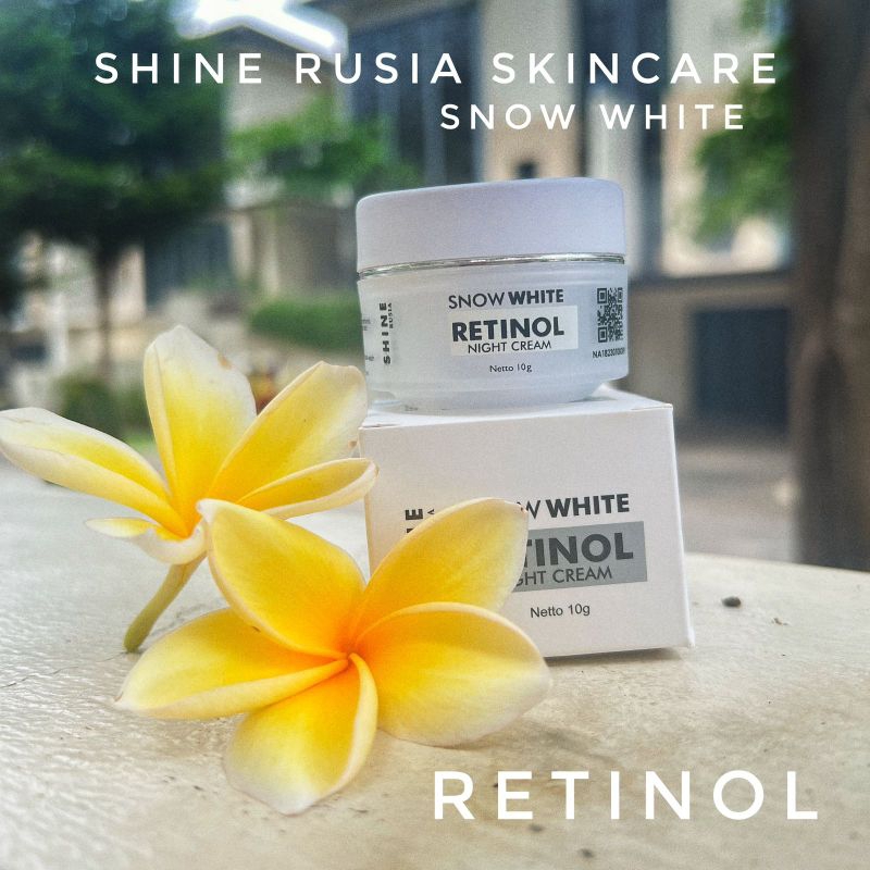 Jual Snow White "RETINOL BOOSTER" Night Cream By Shine Rusia Skincare ...