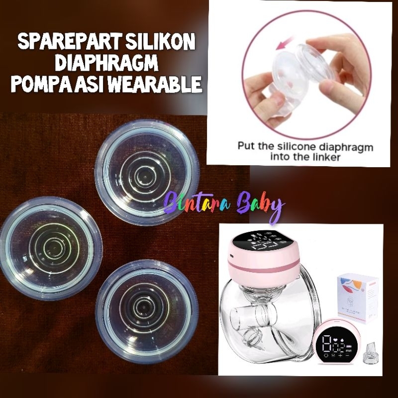 Jual Diaphragm Pompa Asi Wearable Sparepart Pompa Asi Diafragma Breast ...
