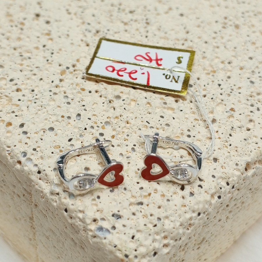Jual Anting Anak Fashion Mas Putih Zircon Fashion 17k 75% 1.22gram ...
