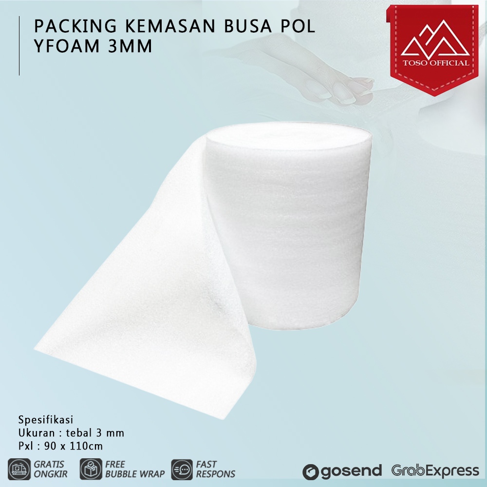 Jual Packing Kemasan Busa Polyfoam 3mm | Shopee Indonesia